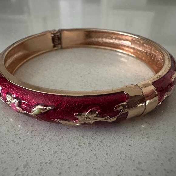 Jiu Long Xing | Jewelry | Signed Vintage Jiu Long Xing Enamel Clamper ...